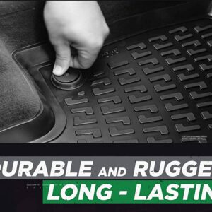 Croc Liner Floor Mats Front and Rear All Weather Custom Fit Floor Liner Compatible with Volvo S60 / 2011-2018 (Volvo S60 / 2011-2018 (not Compatible with Inscription Models)