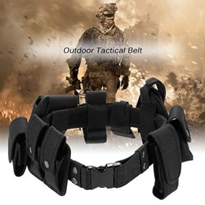 Fbest Modular Tactical Belt Duty Belt Police Security Law Enforcement Military Duty Utility Belt with Pouches Holster Gear