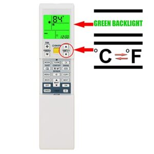 CHOUBENBEN Replacement Remote Control for Daikin FTXS15LVJU FTXS12LVJU FTXS09LVJU FTXL15QMVJU FTXL12QMVJU FTXL09QMVJU ARC452A3 FTXS20J2V1B FTXS25J2V1B FTXS35J2V1B FTXS42J2V1B Room Air Conditioner