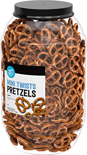 Amazon Brand - Happy Belly Mini Twist Pretzels, 2.5 Pound (Pack of 1)