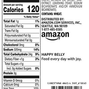 Amazon Brand - Happy Belly Mini Twist Pretzels, 2.5 Pound (Pack of 1)