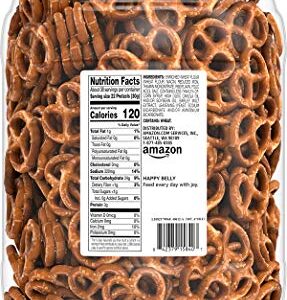 Amazon Brand - Happy Belly Mini Twist Pretzels, 2.5 Pound (Pack of 1)