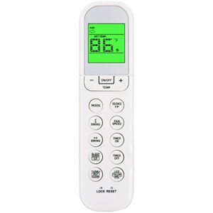 Replacement Remote Control for Midea ComfortStar FrigidaireAC Cooper&Hunter AC Air Conditioner RG36B/BGE RG36F/BGEF RG36A/BGEF-AR3 RG36B/BGCE RG36Y1/BGCEFU2 RG36F1/BGEFU1 RG36B4(B)/BGE RG36B2/BGEF