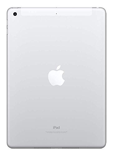 Apple iPad 9.7 inches (Early 2018) 32GB, WiFi + 4G LTE - Silver (Renewed)