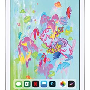 Apple iPad 9.7 inches (Early 2018) 32GB, WiFi + 4G LTE - Silver (Renewed)