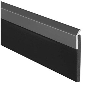 door sweep, dark bronze aluminum, 48 in