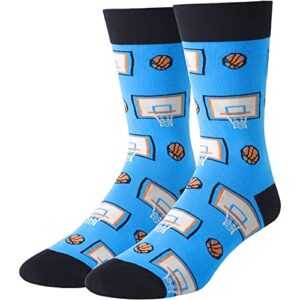 happypop fun basketball socks men, basketball gifts basketball coach gifts basketball team gifts basketball fan gifts