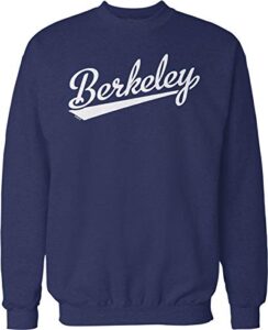 nofo clothing co berkeley crew neck sweatshirt, l navy