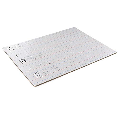 9" X 12" Double Sided Dry Erase Lap Boards Learning Writing Practice Whiteboard for Student and Classroom Use, Math Board, Picture Drawing and Games Boards (Pack of 2) by - Emraw