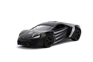 jada toys metals die-cast avengers w motors lykan hypersport, 1:32 scale die-cast vehicle black (ja30302)