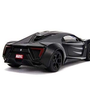 Jada Toys Metals Die-Cast Avengers W Motors Lykan HyperSport, 1:32 Scale Die-Cast Vehicle Black (JA30302)