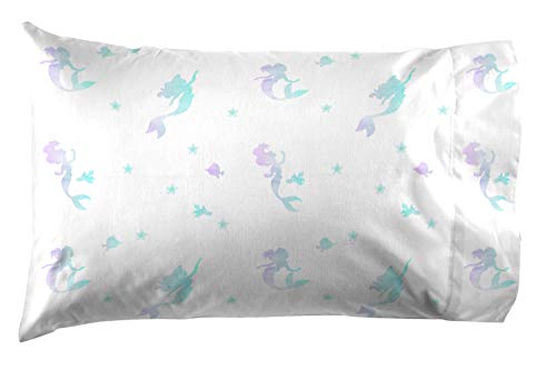 Jay Franco Disney The Little Mermaid Make A Splash 7 Piece Full Bed Set - Includes Comforter & Sheet Set - Bedding Features Ariel - Super Soft Fade Resistant Microfiber - (Official Dinsey Product)…