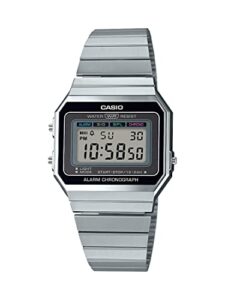 casio men's a700w-1acf classic digital display quartz silver watch