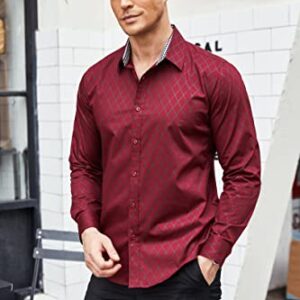 COOFANDY Mens Shirt Business Dress Slim Fit Casual Button Down