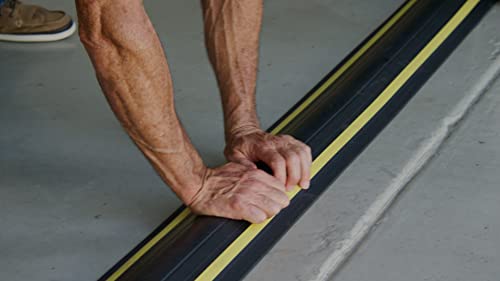 2" High Garage Door Flood Barrier Threshold Kit ‘GARADAM’ (10'3") | Flexible PVC | Complete Kit Includes 2 Adhesives | GaraDry