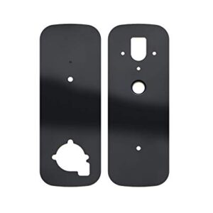 Lockly PGA006MB Deadbolt Cover Plate Accessory for Lockly Latch Smart Locks, Rust-Proof Stainless Steel for Door Lock Hole Filler Plate (Matte Black)