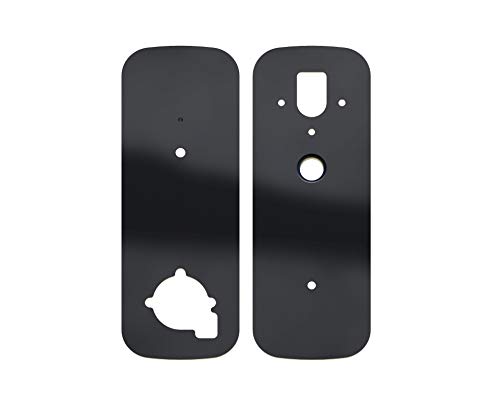 Lockly PGA006MB Deadbolt Cover Plate Accessory for Lockly Latch Smart Locks, Rust-Proof Stainless Steel for Door Lock Hole Filler Plate (Matte Black)