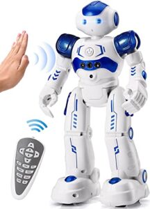 kingsdragon rc robot toys for kids, gesture & sensing programmable remote control smart robot for age 3 4 5 6 7 8 year old boys girls birthday gift present