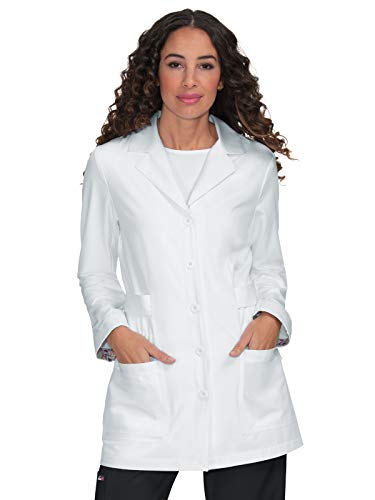 KOI 451 Women's Janice Scrub Labcoat White S