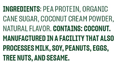 Vega Protein Made Simple Protein Powder, Vanilla - Stevia Free, Vegan, Plant Based, Healthy, Gluten Free, Pea Protein for Women and Men, 9.2 oz (Packaging May Vary)