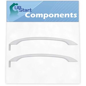 2-pack 218428101 refrigerator door handle replacement for kelvinator katr1816mw1 refrigerator - compatible with 218428101 white door handle - upstart components brand