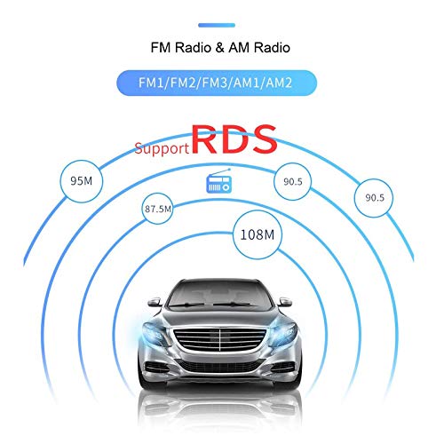 Regetek Single Din Car Stereo 7 inch Bluetooth Car Audio Video Player RDS FM AM Car Radio Player USB/AUX/TF HD Telescopic Retractable Capacitive Touch Screen