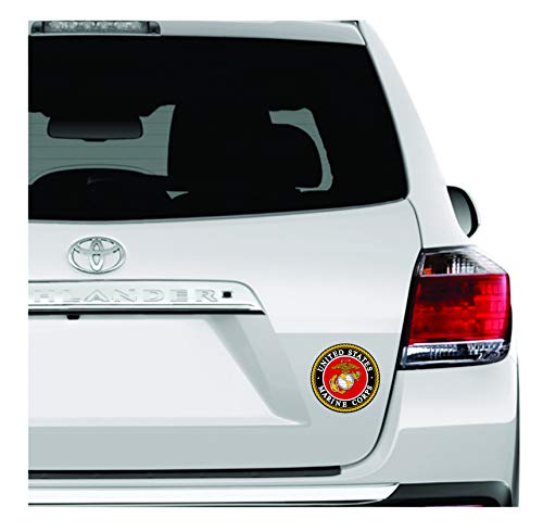 United States Marine Corps Sticker - USMC Decal US Military Stickers for Car/Truck Windows, 4 inches Military Car Decals.