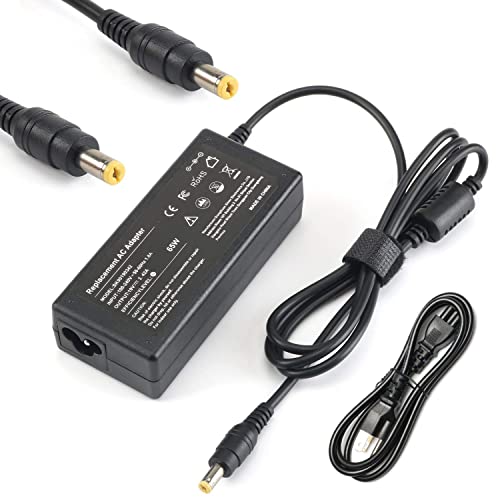 19V 3.42A 65W AC Charger Replacement for Acer Aspire 5 E15 V5 V7 V3 R3 R7 S3 E1 M5 Series E5-575 5250 5253 5336 5349 5532 5534 5552 5560 5733 5742 5750 6423 7560 Laptop Adapter Supply Cord