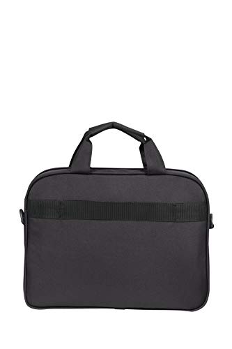 American Tourister Briefcase, Black (Black/Orange), S (13.3 Inch-14 Inch)