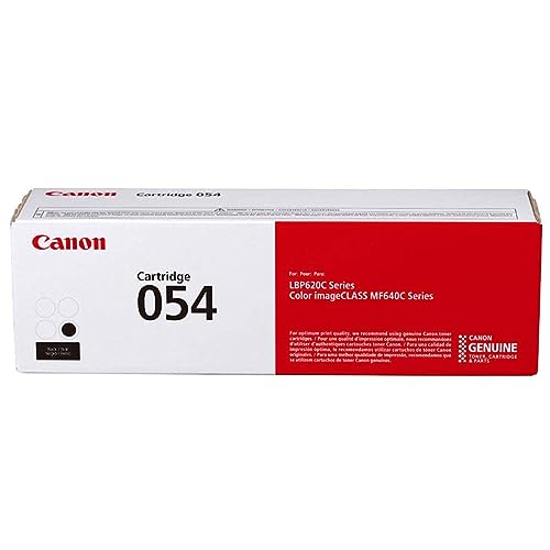 Canon Genuine 054 Black Toner Cartridge 2-Pack