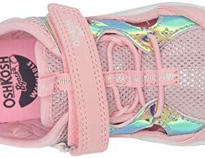 OshKosh B'Gosh Girls Selene Bump Toe Sandal, Light Pink, 5 Toddler