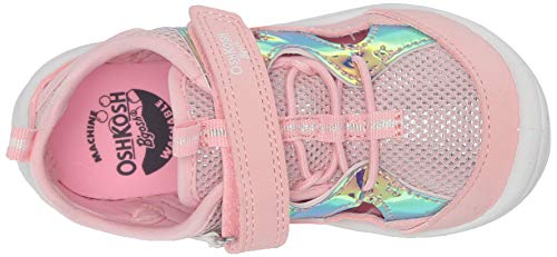 OshKosh B'Gosh Girls Selene Bump Toe Sandal, Light Pink, 5 Toddler