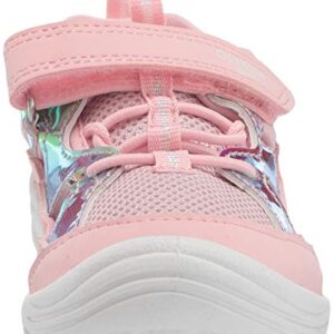 OshKosh B'Gosh Girls Selene Bump Toe Sandal, Light Pink, 5 Toddler