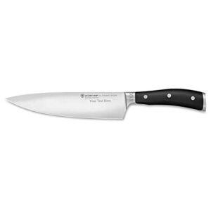 wusthof classic ikon cook's knife, 8-inch, custom engraved