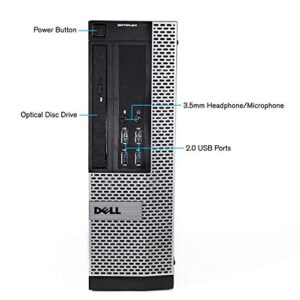 Dell OptiPlex 990 Desktop Computer PC - Intel Quad Core i5 3.1-GHz, 16GB RAM, 1TB Hard Drive, DVD-RW Drive, USB WiFi Adapter, Windows 10 (Renewed)