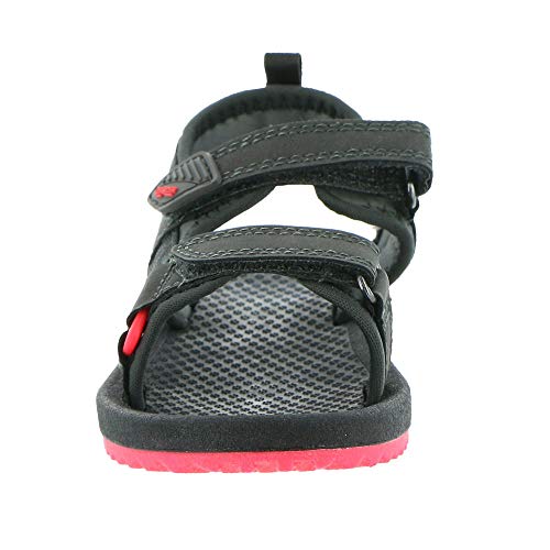 OshKosh B'Gosh Boy's Harbor Sandal, Charcoal, 6 Toddler