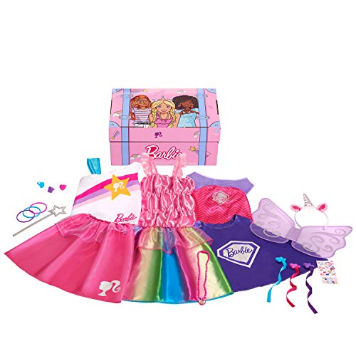 Early Learning Centre Dress Up Trunk Set, Size 4-6x, Kids Pretend Play Costumes and Accessories, Pink, Amazon Exclusive