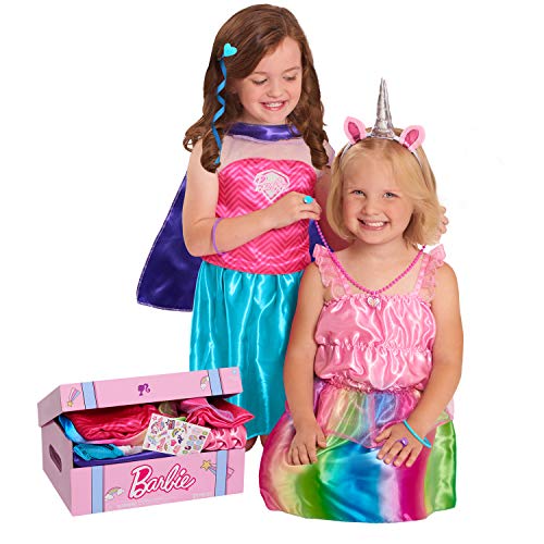 Early Learning Centre Dress Up Trunk Set, Size 4-6x, Kids Pretend Play Costumes and Accessories, Pink, Amazon Exclusive