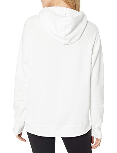 Champion womens Powerblend Fleece Hoodie, Script Logo Hooded Sweatshirt, White-y08113, X-Small US