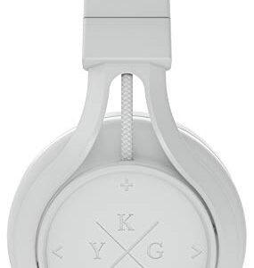 Kygo Life A9/600 | Over-Ear Bluetooth Headphones, aptX® and AAC® Codecs, Built-in Microphone, NFC Pairing, Memory Foam Ear Cushions, 23 Hours Playback, Kygo Sound App, Pro Line (White)