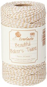 100m - everlasto original 'beautiful bakers twine' (2mm approx) (apricot)