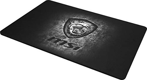 MSI Agility GD20 Premium Gaming Mouse Pad, Standard Medium Size,Ultra Smooth Micro-Tex Textile Surface,Anti-Slip Natural Rubber Base,Extra Thick,Perfect for Laser and Optical Mice,12.5” X 8.7” X 0.2”