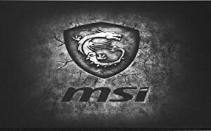 MSI Agility GD20 Premium Gaming Mouse Pad, Standard Medium Size,Ultra Smooth Micro-Tex Textile Surface,Anti-Slip Natural Rubber Base,Extra Thick,Perfect for Laser and Optical Mice,12.5” X 8.7” X 0.2”