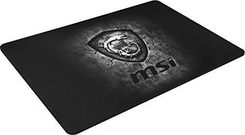 MSI Agility GD20 Premium Gaming Mouse Pad, Standard Medium Size,Ultra Smooth Micro-Tex Textile Surface,Anti-Slip Natural Rubber Base,Extra Thick,Perfect for Laser and Optical Mice,12.5” X 8.7” X 0.2”