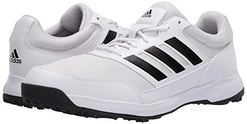 adidas mens Tech Response 2.0 Golf Shoe, Ftwr White/Core Black/Ftwr White, 9.5 Wide US