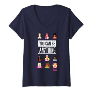 Barbie 60th Anniversary You Can Be Anything V-Neck T-Shirt