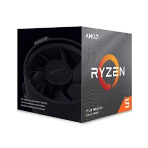 amd ryzen 5 3600x 6-core, 12-thread unlocked desktop processor with wraith spire cooler