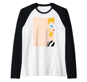 barbie 60th anniversary original raglan baseball tee