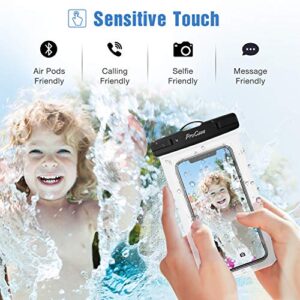 ProCase Waterproof Pouch Cellphone Dry Bag Underwater Case for iPhone 11 Pro Max Xs Max XR X 8 7 Galaxy up to 6.8", Waterproof Phone Case for Beach Swimming Snorkeling Water Park -6 Pack