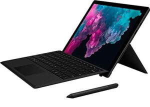 microsoft ljm-00028 surface pro 6 12.3" intel 8gb/256gb - black w/pro type cover w/pen